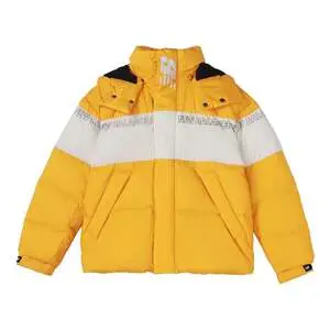 NEW BALANCE Colorblocked Padded Jacket - Yellow/white