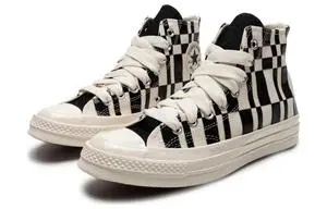 CONVERSE Chuck 70 Vintage Canvas Hi-top Sneakers - Black/beige