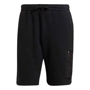 Adidas Originals Tactical Cargo Shorts With Metallic Zipper - Black