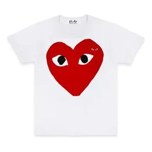 Play Comme Des Garcon Big Heart T-shirt - White