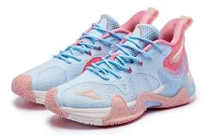 361 DEGREES Athletic Sneakers - Blue/pink/white