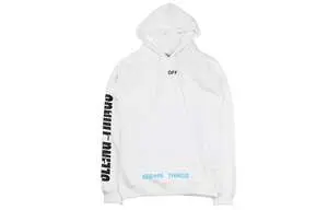 Off-White Photocopy" Graphic Hoodie - White
