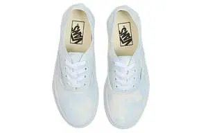 VANS Authentic Bleach Wash Sneakers - Blue/white
