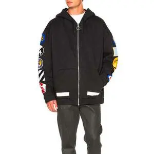Off-White Graphic Zip-up Hoodie