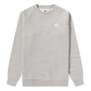 Adidas Originals Adicolor Essentials Trefoil Crewneck Sweatshirt 'grey - Medium Grey Heather