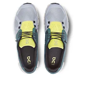 On Cloud 5 Sneakers - Green/white/grey