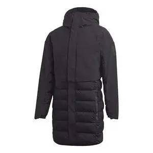 Adidas Down Hooded Jacket - Black