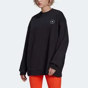 Adidas Round Neck Long Sleeve Pullover - Black