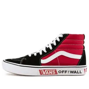 VANS Comfycush Sk8-hi High Top Sneakers - Black/red