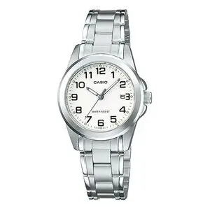 Casio Classichands Series Analog Stainless Steel Watch - Silver