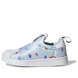 Adidas Adidas Superstar 360 Repeat Logo Slip-On Sneakers Blue/white/orange