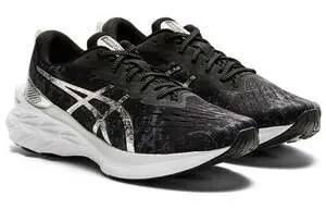 Asics Novablast 2 Platinum Athletic Sneakers - Black/grey