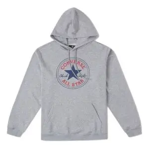 CONVERSE All Star Patch Fleece Hoodie - Grey
