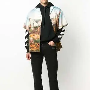 Off-White Diagonal Stripes Logo Hoodie