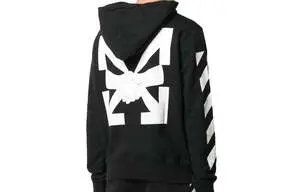 Off-White Diagonal Stripes Logo Hoodie