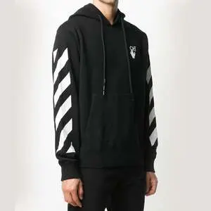 Off-White Diagonal Stripes Logo Hoodie