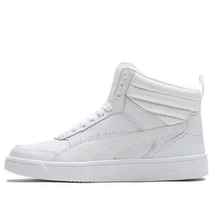 PUMA Rebound Street V2 Leather High Top Sneakers - White