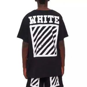 Off-White Graphic Print Short Sleeve T-shirt