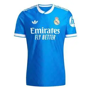 Adidas Real Madrid 25/26 Third Authentic Jersey - Blue Bird