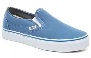 VANS Classic Slip-on Sneakers - Blue/white