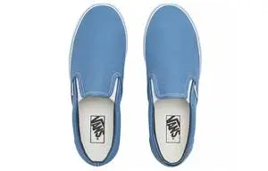 VANS Classic Slip-on Sneakers - Blue/white