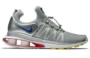 Nike Shox Gravity Sneakers - Silver/blue/red