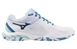 Mizuno Wave Fang 2 Athletic Sneakers - White/blue