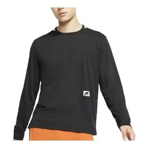 Nike Dri-fit Long Sleeve Training Top - Black/multi-color