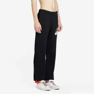 Off-White Cotton Logo Loose Stripe Sweatpants Tape