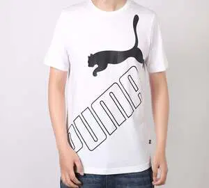 PUMA Big Logo Printed Short Sleeve Tee
