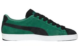 PUMA Suede Archive Remastered Low Top Sneakers - Black/green