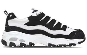 Sketchers D'lites 1.0 Athletic Sneakers - White/black