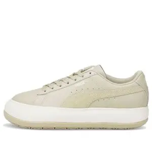 PUMA Suede Mayu Tonal Low Top Sneakers - Khaki