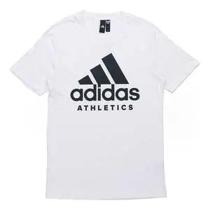 Adidas Training Round Neck Pullover Short Sleeve - White