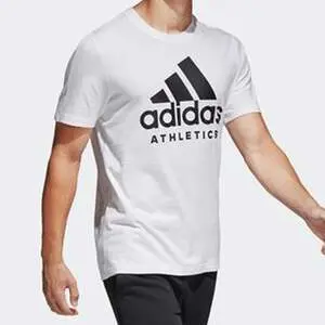 Adidas Training Round Neck Pullover Short Sleeve - White