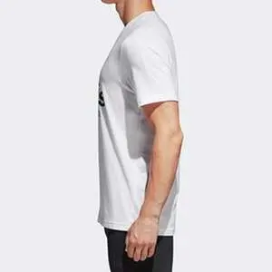 Adidas Training Round Neck Pullover Short Sleeve - White