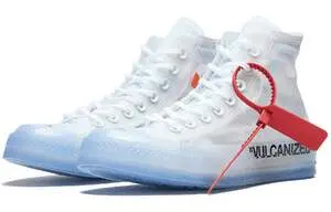 CONVERSE X Off-white Chuck 70 "the Ten" High Top Sneakers