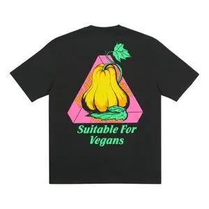 PALACE Short Sleeve T-shirt With Graphic Print - Black