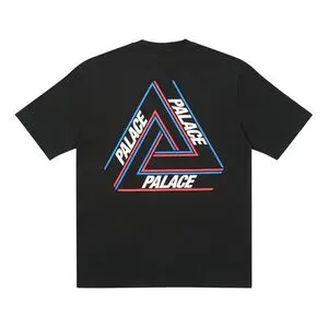 PALACE Tri-freg Alphabet Printed Short Sleeve T-shirt - Black
