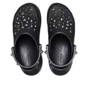 CROCS Bae Studded Clogs - Black