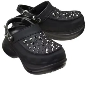 CROCS Bae Studded Clogs - Black