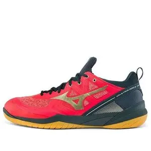 Mizuno Wave Fang Zero Badminton Sneakers - Red/black