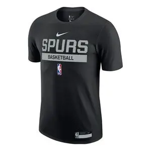 Nike Dri-fit Nba San Antonio Spurs Basketball T-shirt - Black/multi-color