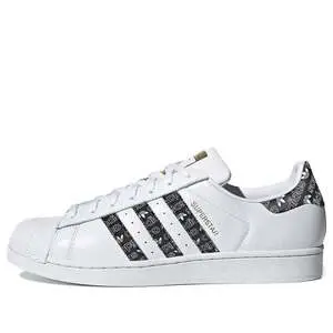Adidas Superstar " Black Monogram" Sneakers - White
