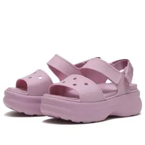 CROCS Soho Y-strap Platform Sandals - Hydrangea/pink