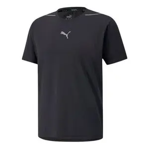 PUMA Outdoor Sports Running Round Neck Short Sleeve T-shirt - Black