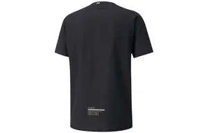 PUMA Outdoor Sports Running Round Neck Short Sleeve T-shirt - Black