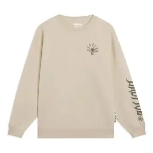 LI-NING Crewneck Sweatshirt - Beige