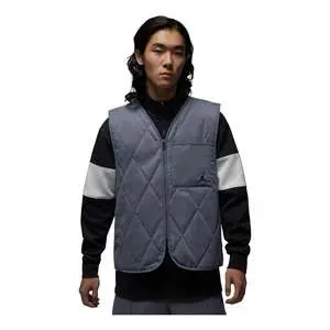 JORDAN Sport Therma-fit Quilted Vest - Light Carbon