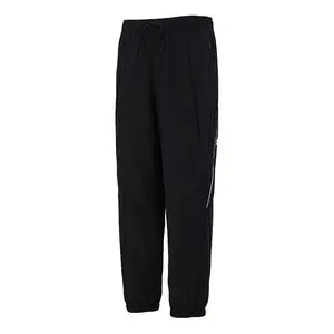 Adidas Athleisure Casual Sports Breathable Running Long Pants - Black